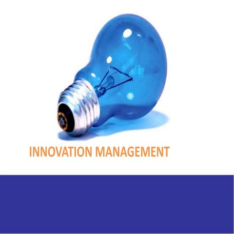 Innovation management | PPT