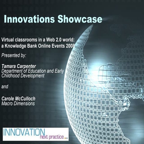 Innovations Showcase Virtual Classroom Collation | PPT | Web Conferencing | Computer Software ...