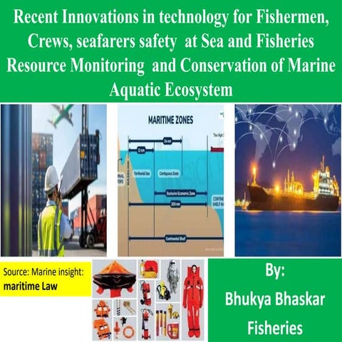 Innovations for safety at sea monitoring and conservation of Aquatic ...