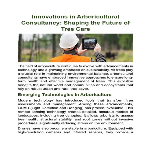 Innovations in Arboricultural Consultancy - Shaping the Future of Tree Care.pdf