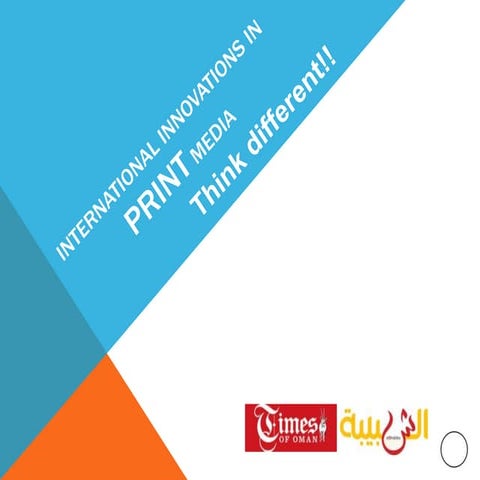 Innovations in Print Media | PPT