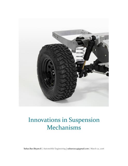 4 independed suspension system | PPTX