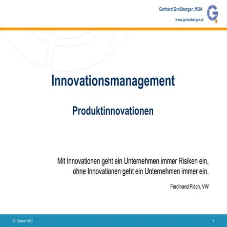 Innovationsmanagement | PPT