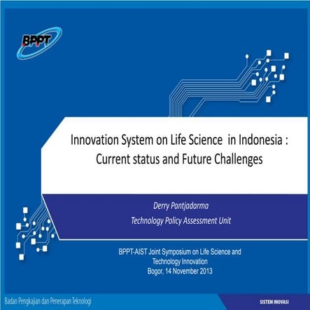 Innovation system life sciences indonesia final-pdf | PDF
