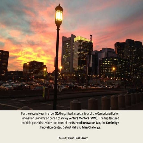 Cambridge/Boston Innovation Tour 2014 | PPTX