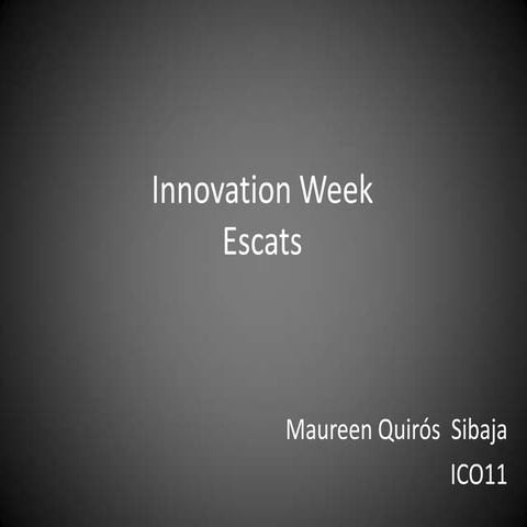 Innovation week | PPT