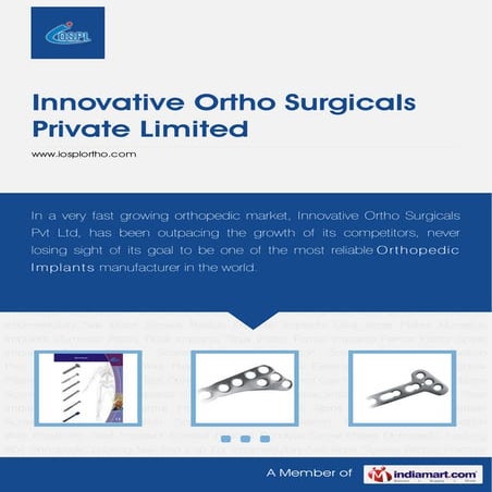 Innovative ortho-surgicals-private-limited | PDF