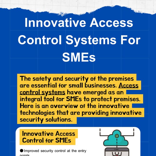 Innovative Access Control Systems For SMEs | PDF
