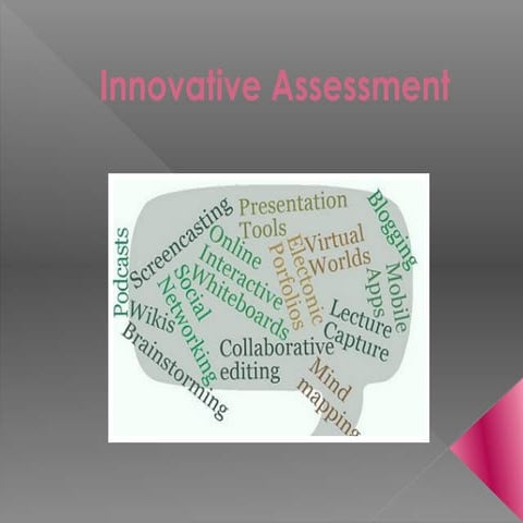 Innovative assessment | PPT
