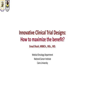 Innovative clinical trial designs | PDF