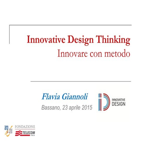 Innovative Design Thinking | PDF