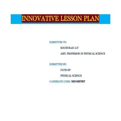 Innovative fayis | PPT