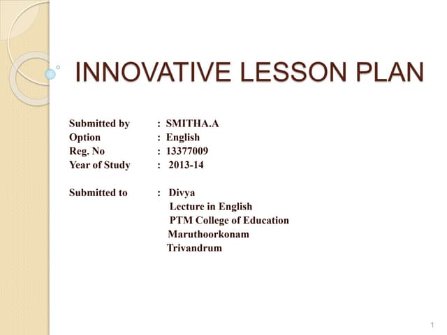LESSON PLAN | DOCX