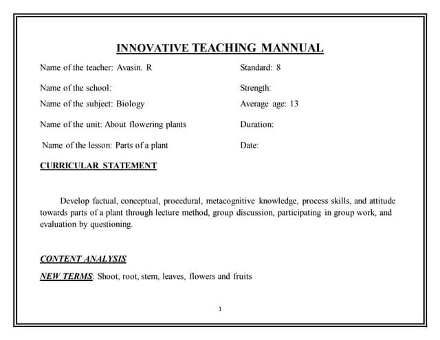 Science 3 parts and function of the plants | DOCX