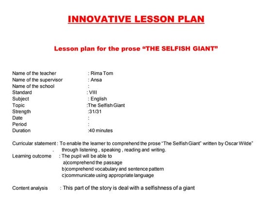 Word cline lesson plan | DOCX
