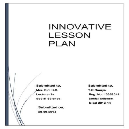 Innovative lessonplan 2 | DOCX