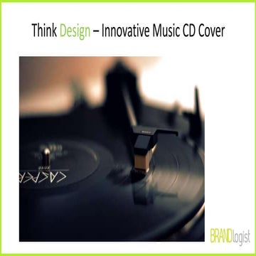 Innovative Music CD Cover/Album Art With QR Code | PPTX