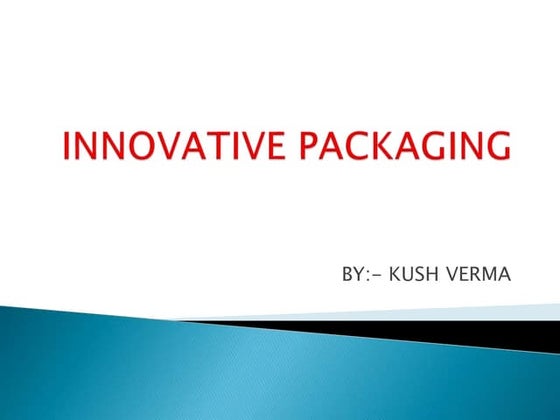 Presentation on eco friendly packaging materials | PPT