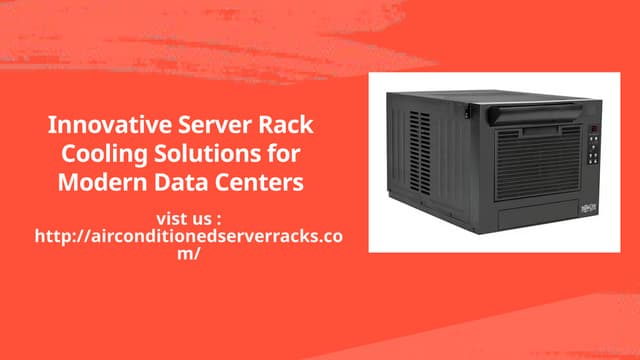 Self-Contained Server Racks with Cooling A Game Changer for Data ...