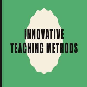 Innovative teaching methods | PDF