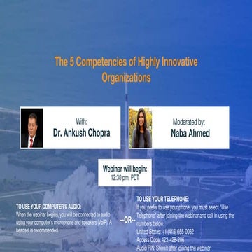 The 5 Competencies of Highly Innovative Organizations | PPT