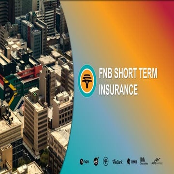 FNB South Africa - Short Term Insurance – Insurer Innovation Award 2023 ...