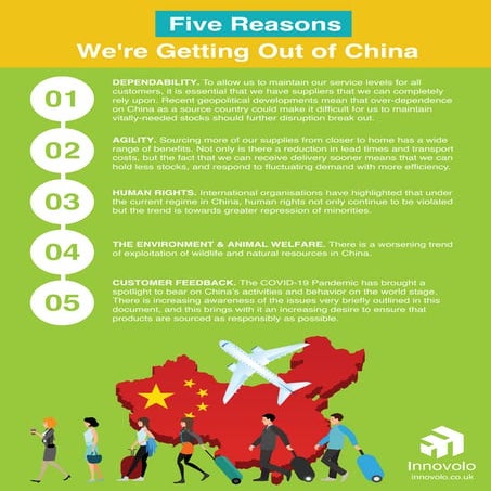 5 Reasons We're Getting Out of China | PDF