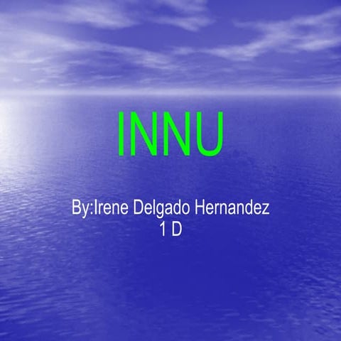 Innu | PPT