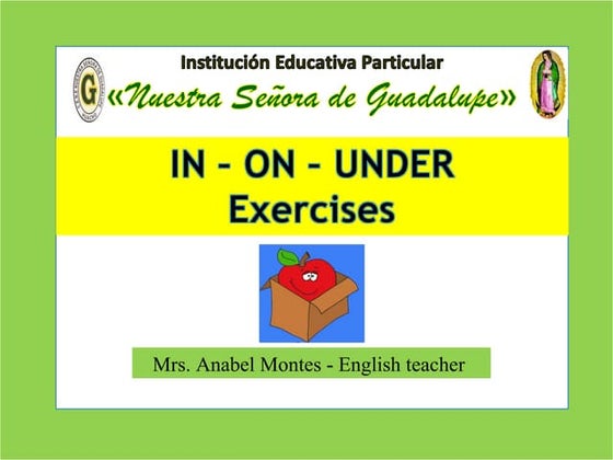 in, on, under, and above | PDF