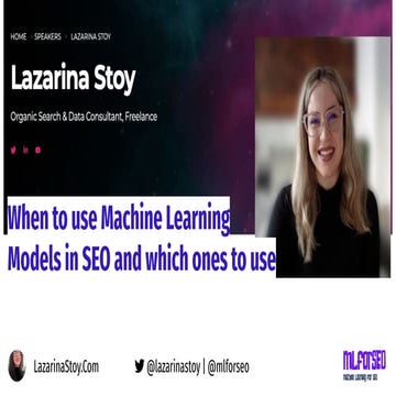 When to use Machine Learning Models in SEO and Which ones to use ...