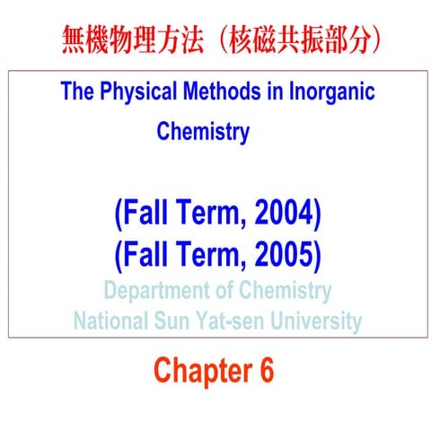 Inorg nmr-06 | PPT