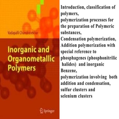 Inorganic polymers.pptx for B.S.C 4th yest | PPTX