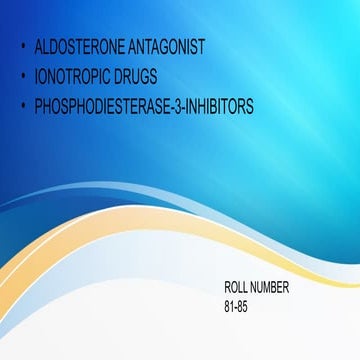 Inotropic Drugs.pptx best drugs pharmacy | PPT