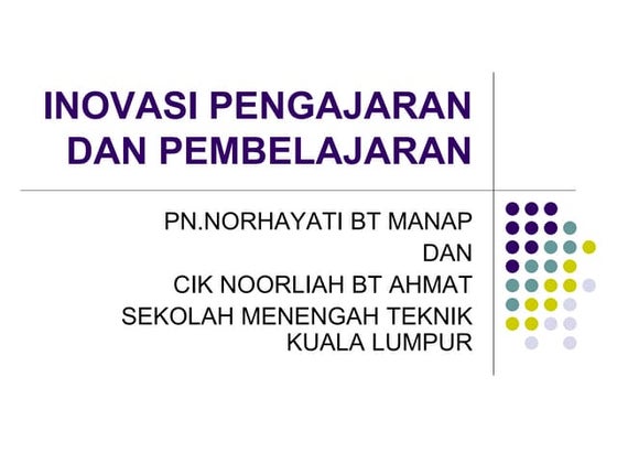 Apa Itu Inovasi? Pengertian Inovasi dan Contohnya. | PDF