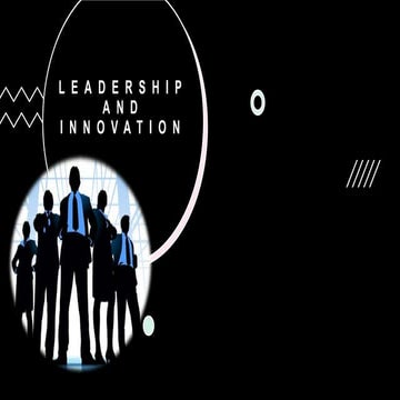 Inovation and leadership | PPTX