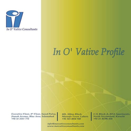 In o' vative profile | PDF