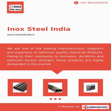 Inox steel-india | PDF | Manufacturing Industry | Industries