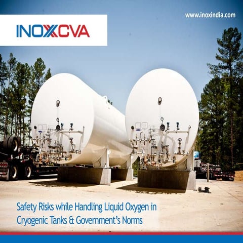 Safety Risks while Handling Liquid Oxygen in Cryogenic Tanks ...