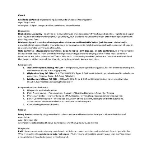 Inp case scenarios | DOCX