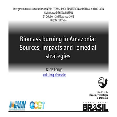 Inpe brazil (ccac november 2012) | PPT