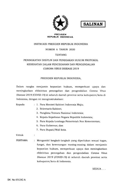 Surat Edaran Menteri Agama Nomor 15 Tahun 2020 | PDF