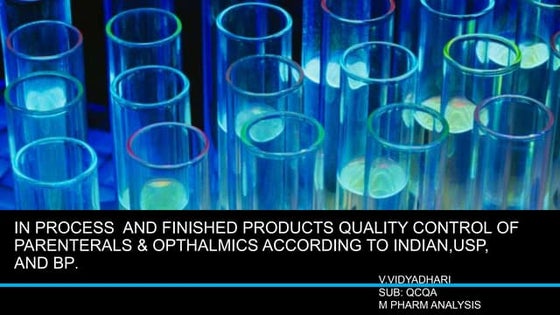 Ipqc | PPTX | Manufacturing Industry | Industries