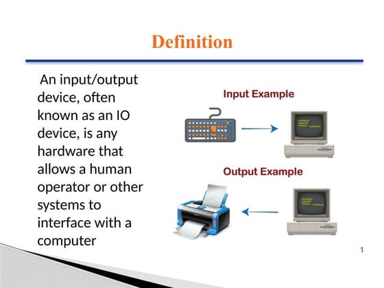 Peripheral devices | PPTX | Computer Peripherals | Computing
