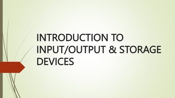 Introduction to Computer Hardware. | PPT