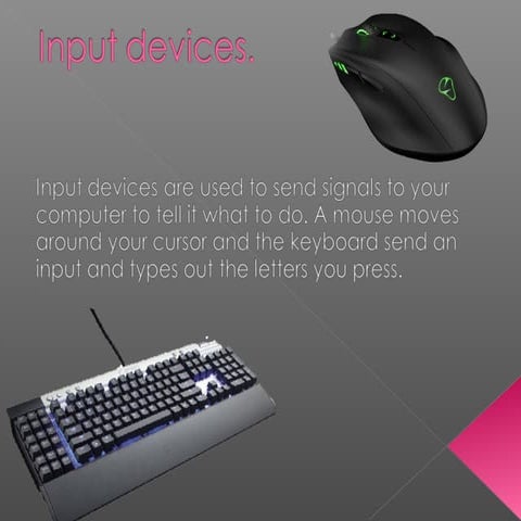Input devices | PPT