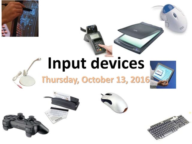 IGCSE ICT - Input and Output Devices - Input Devices and Their Uses - Ajiro Tech - Part 1 | PDF