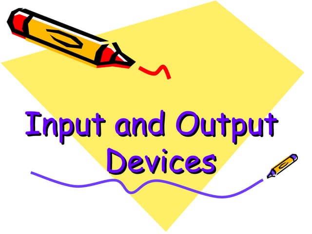 Input And Output Devices Clipart House