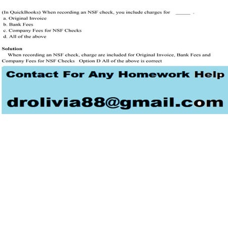 (In QuickBooks) When recording an NSF check, you include charges for.pdf