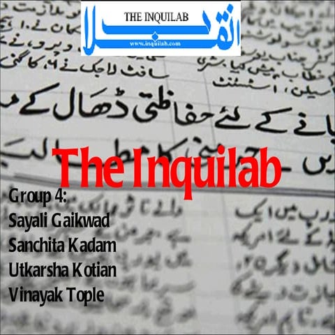 Inquilab-The Newspaper | PPT