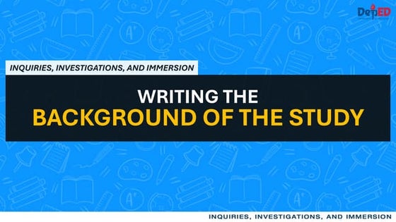 How to Write background of the study..pptx
